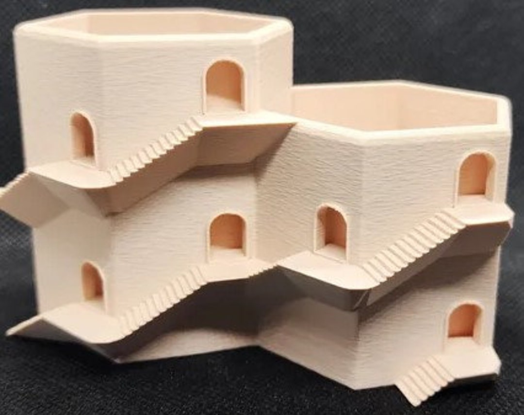 3D Printed Double Planter - Etsy