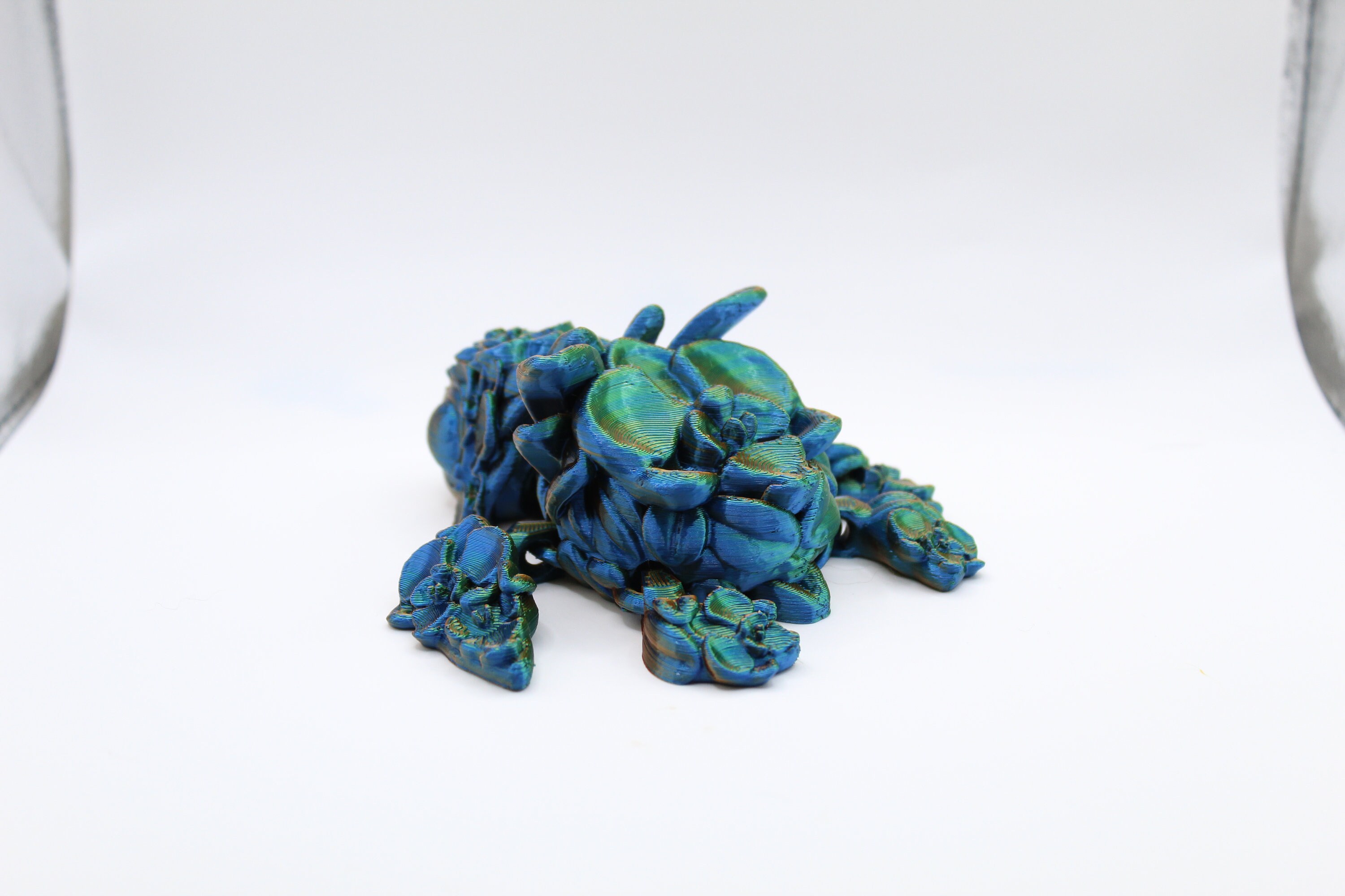 3D Printed Articulating Orchid Turtle - Etsy