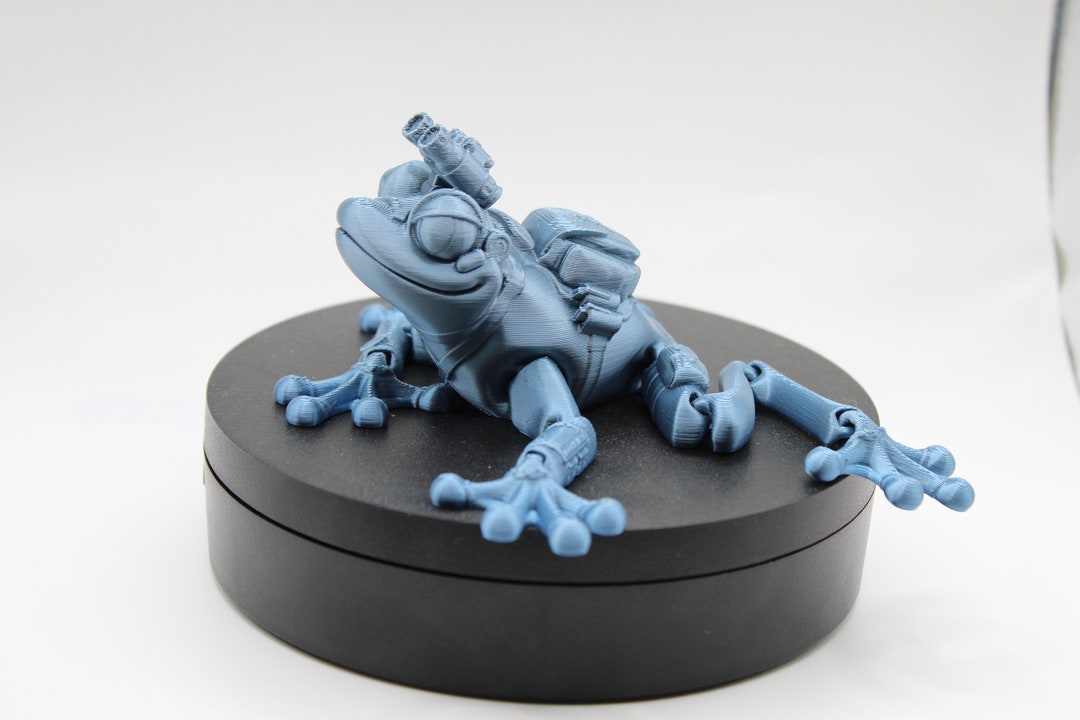 3D Printed Articulating Special Ops Frog - Etsy