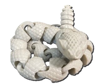 3D Printed Articulating Flexi Snakes rattlesnake/standard standard ...