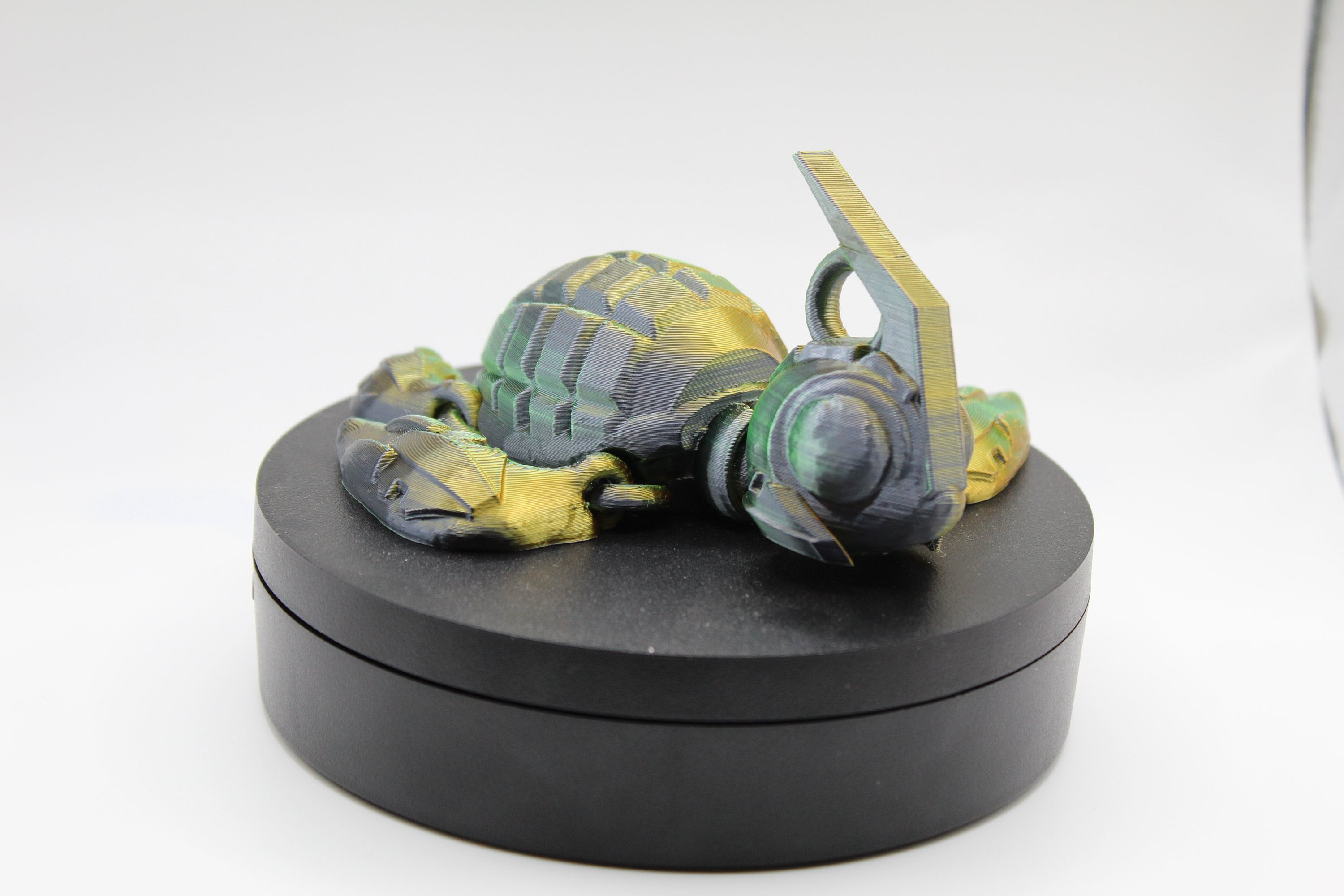 3D Printed Articulating Grenade Turtle - Etsy