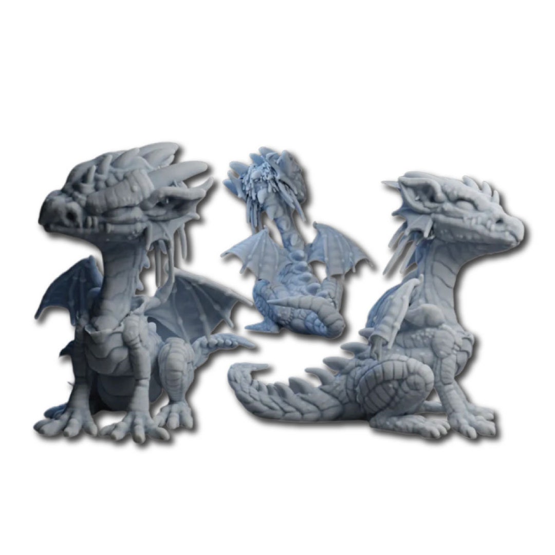 3D Printed Baby Dragon - Etsy