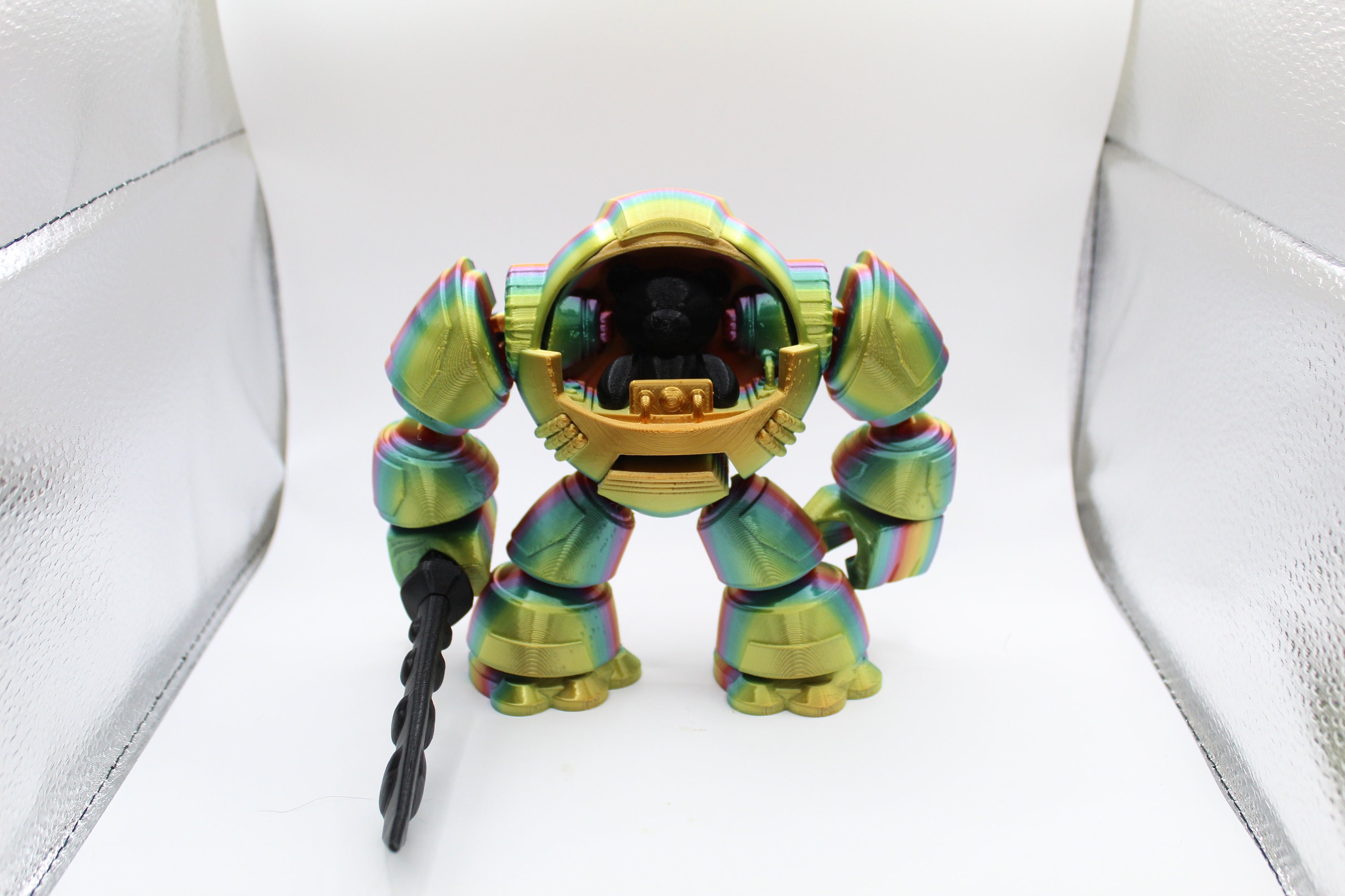 3D Printed Teddy Bear Robot - Etsy