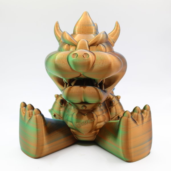 3d Printed Bowser - Etsy