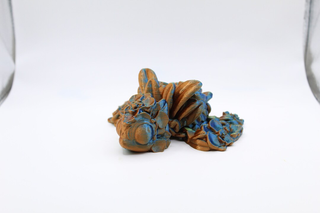 3D Printed Articulating Orchid Turtle - Etsy