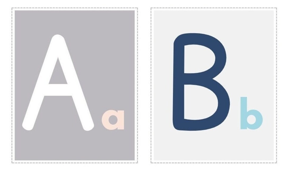 Alphabet Flashcards. Spanish Alphabet With ñ. El Abecedario. - Etsy