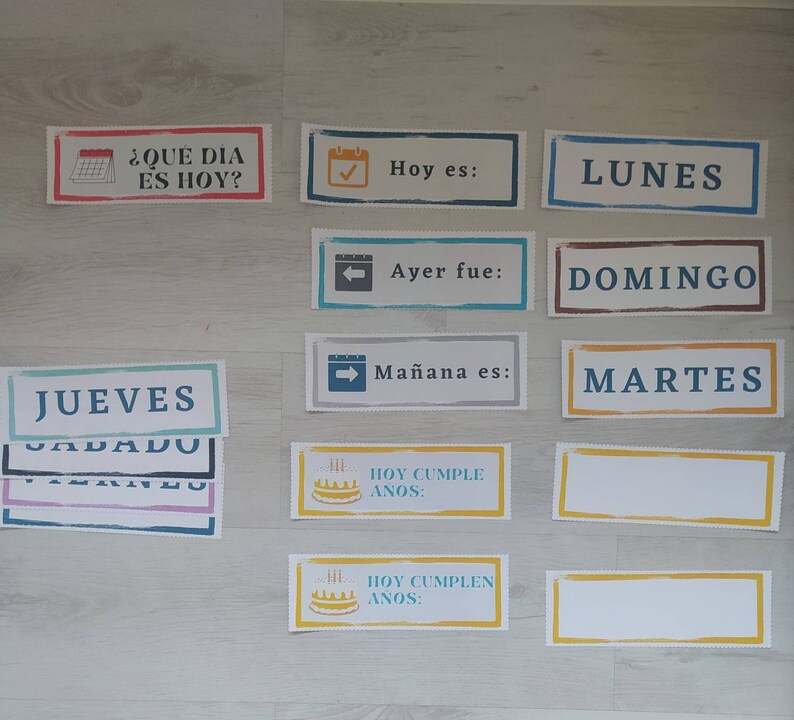 Days of the Week Printable. Los Dias De La Semana. Learning Spanish ...