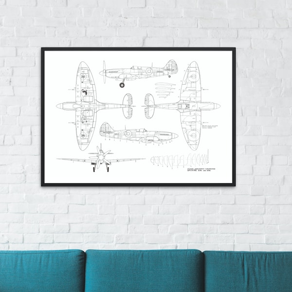 Aircraft Blueprints - Etsy