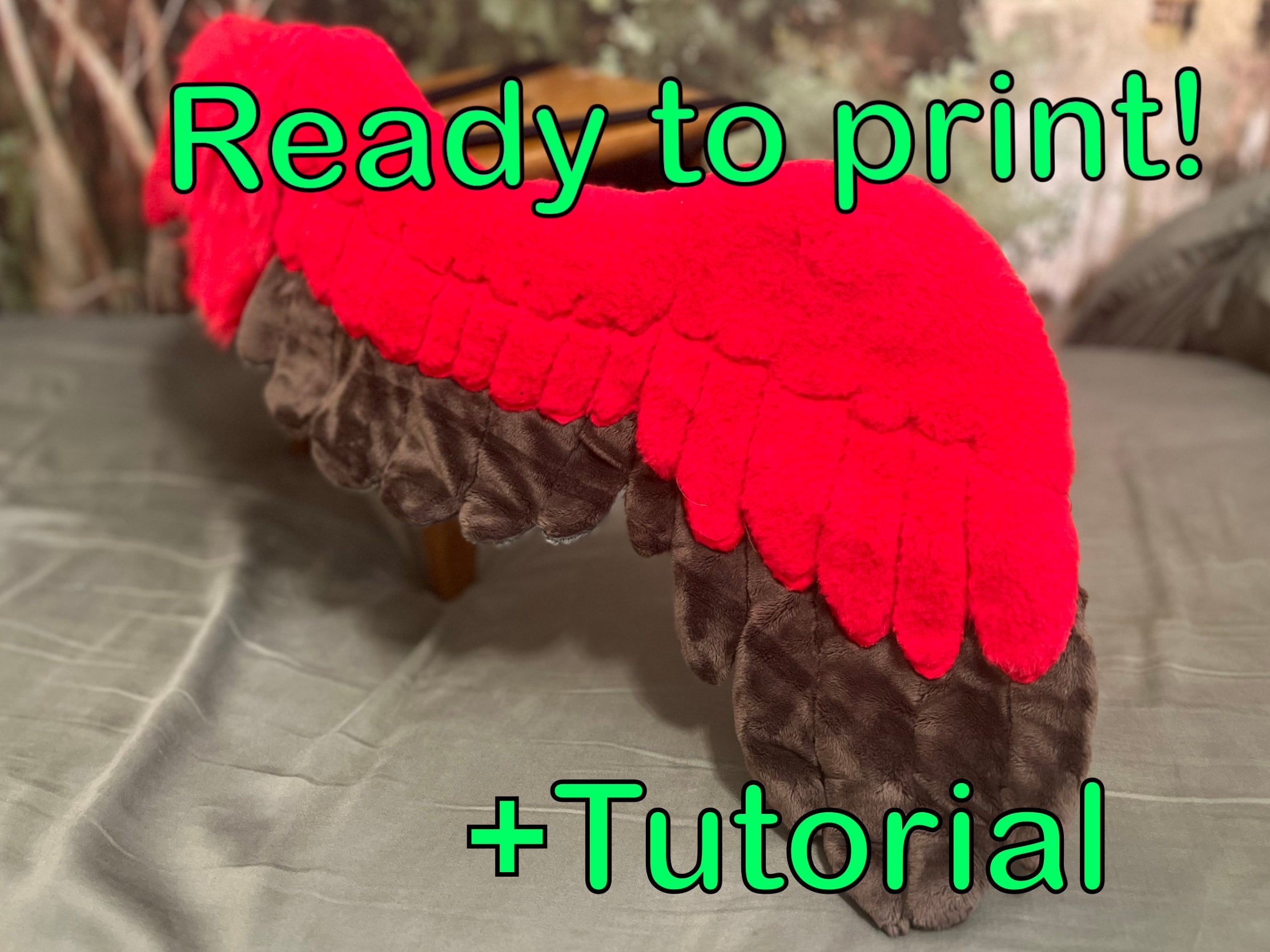 Fursuit or Cosplay Wings PDF Pattern + Tutorial - Etsy