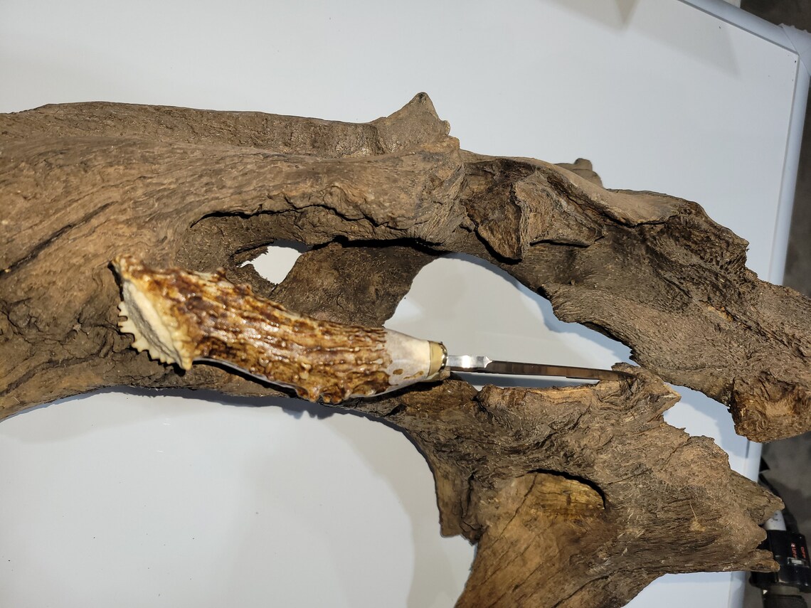 Antler Handle Knife - Etsy