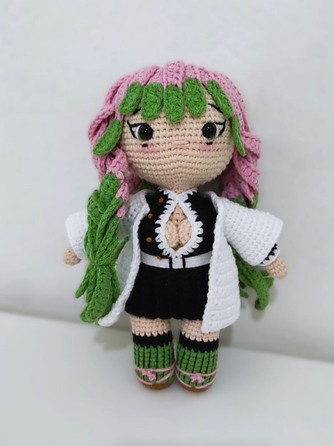 Anime Crochet Doll Pink Haired Anime Girl Amigurumi Handmade Gift - Etsy
