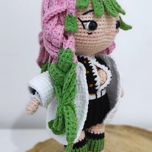 Anime Crochet Doll Pink Haired Anime Girl Amigurumi Handmade Gift - Etsy