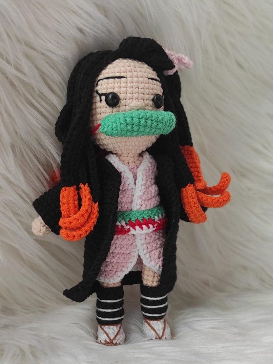 Anime Crochet Doll Amigurumi Doll Demon Girl - Etsy