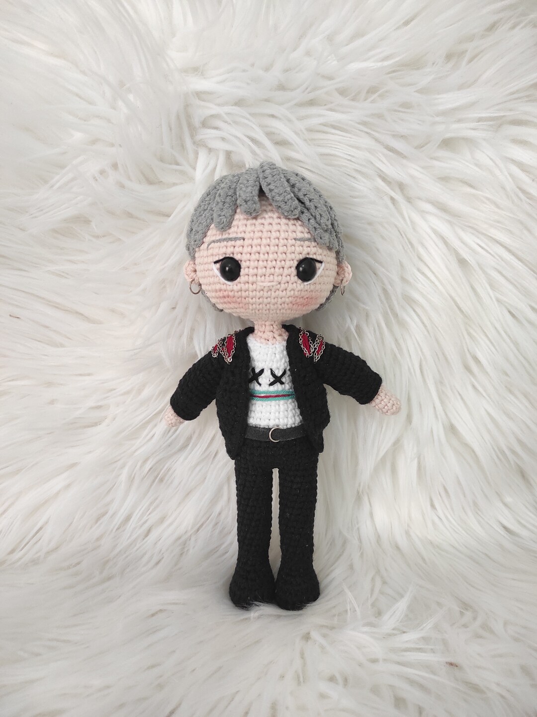 Crochet Doll Amigurumi Jimin, K-pop Amigurumi Doll - Etsy