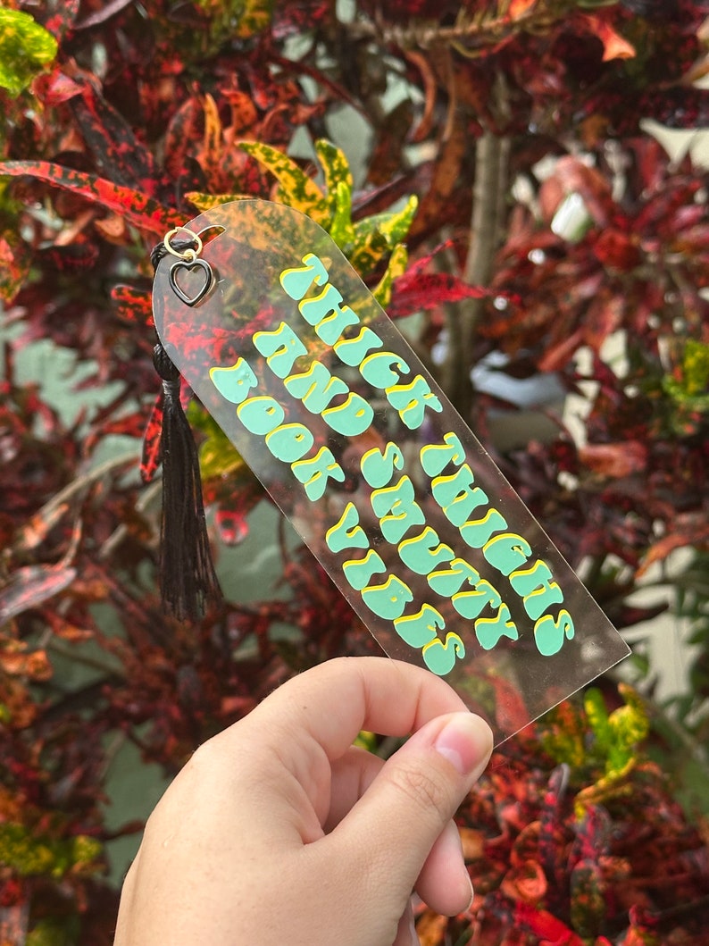 Custom Acrylic Bookmarks and Charms - Etsy
