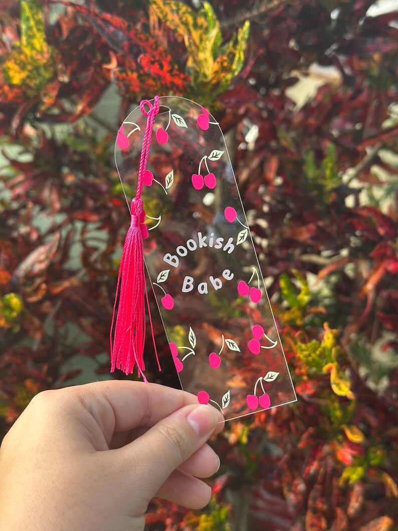 Custom Acrylic Bookmarks and Charms - Etsy