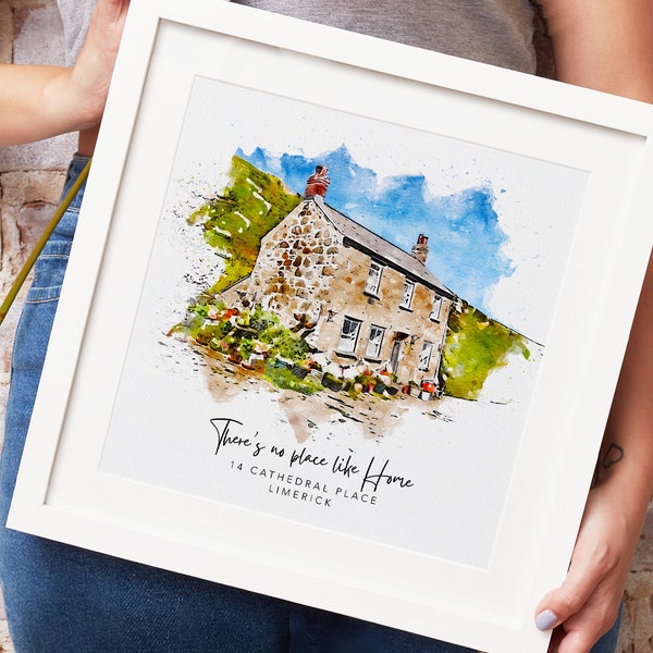 Custom House Portrait - Etsy