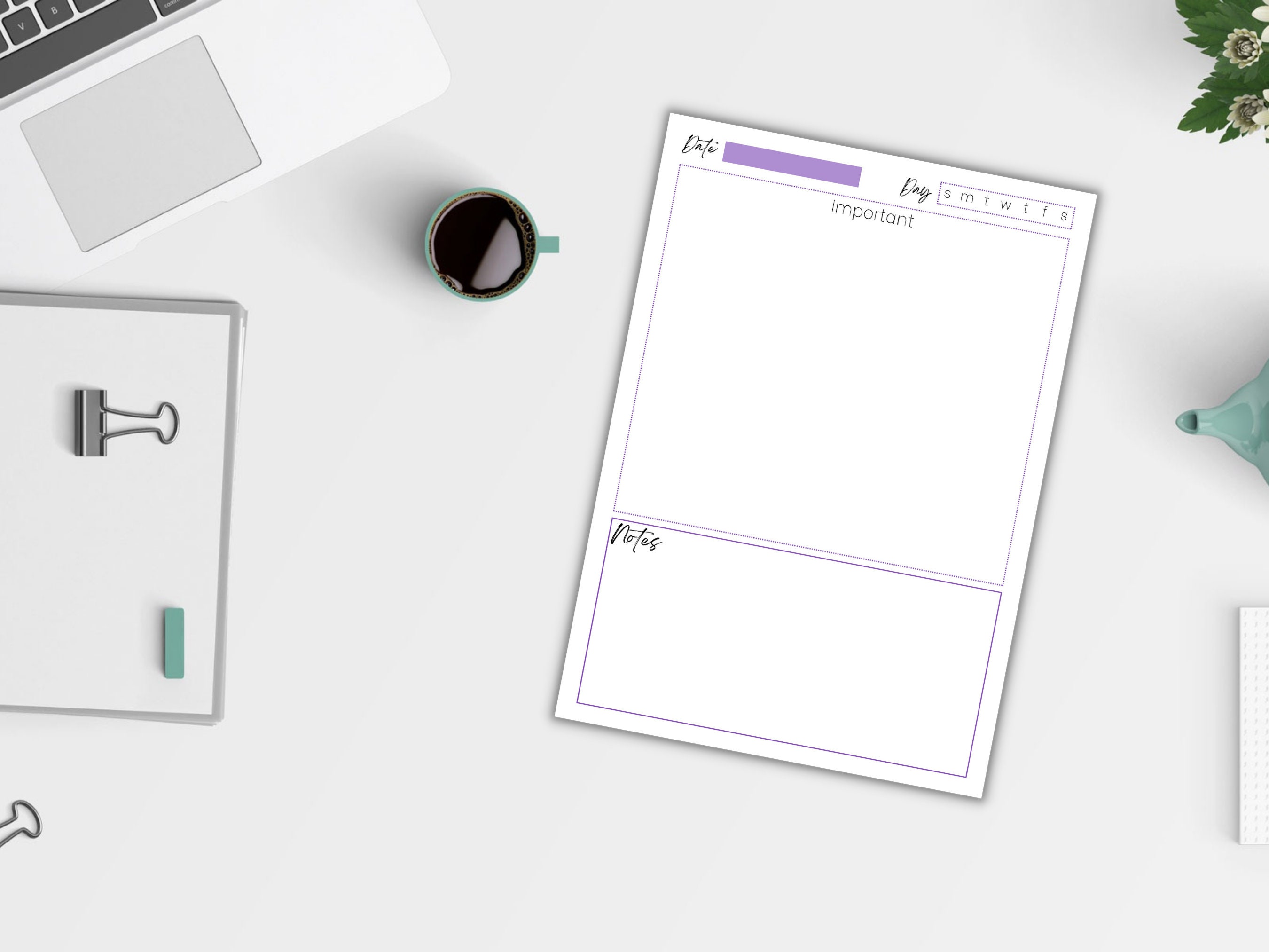 Daily Habit Tracker Digital to Do List Printable Journal Goodnotes ...