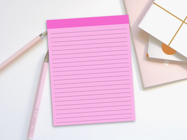 Digital Note Paper | 40 | Goodnotes Notepad | Notebook Paper | Note ...