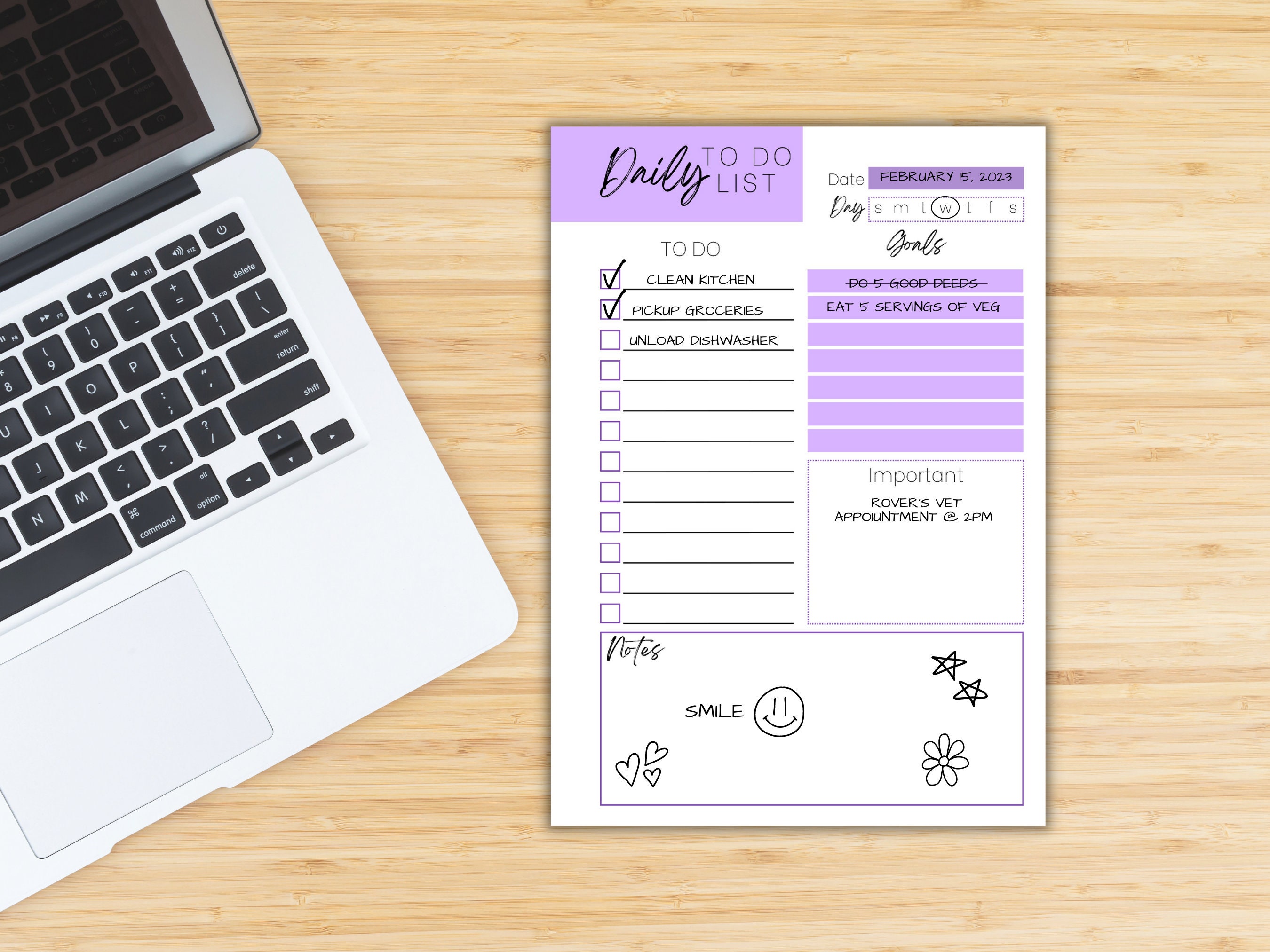 Daily Habit Tracker | Digital to Do List | Printable Journal ...