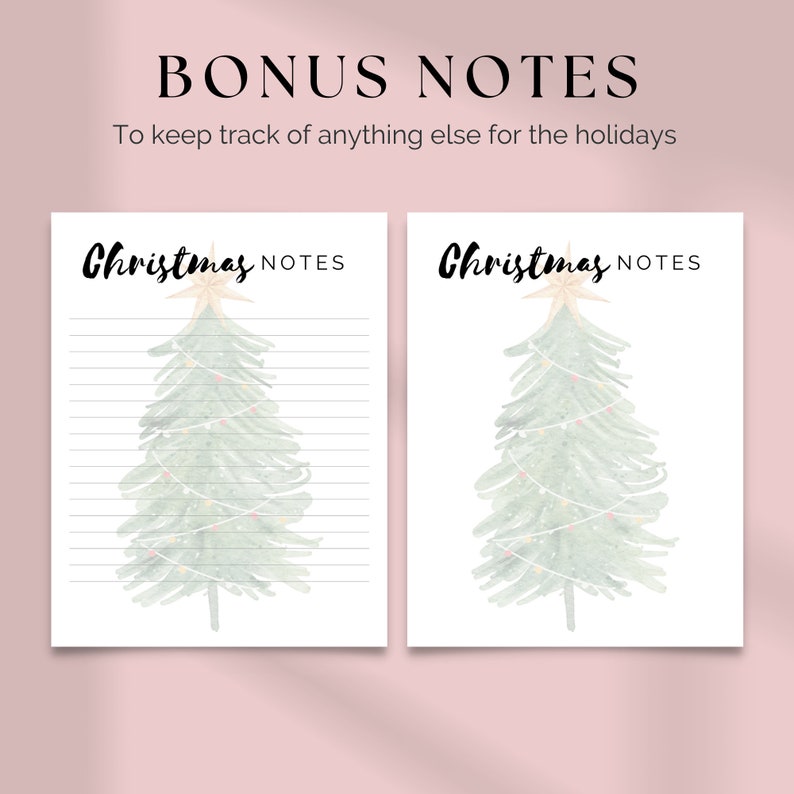 Printable Christmas Gift Lists | Christmas Wish List | Printable ...