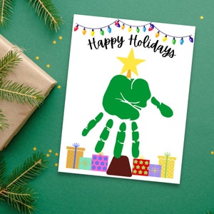 Printable Handprint Craft | Christmas Handprint Bundle | Christmas ...