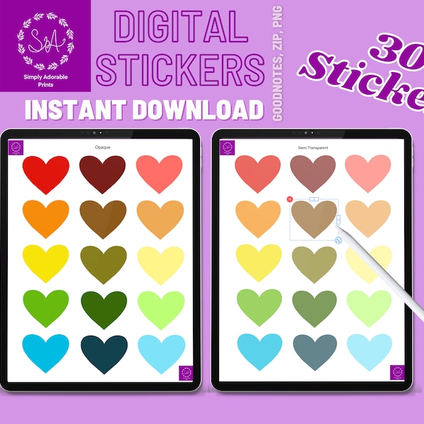 Rainbow Stickers - Etsy