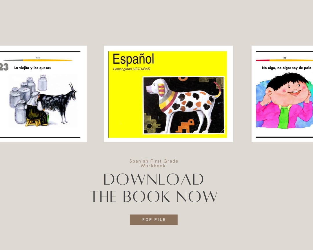 Spanish First Grade Lecturas Book - Libro De Español Primer Grado ...