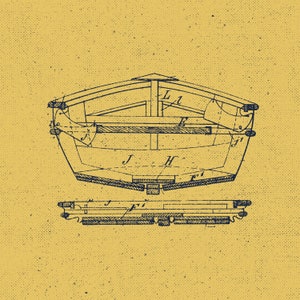 Nautical Boat Dinghy Diagram. - Etsy
