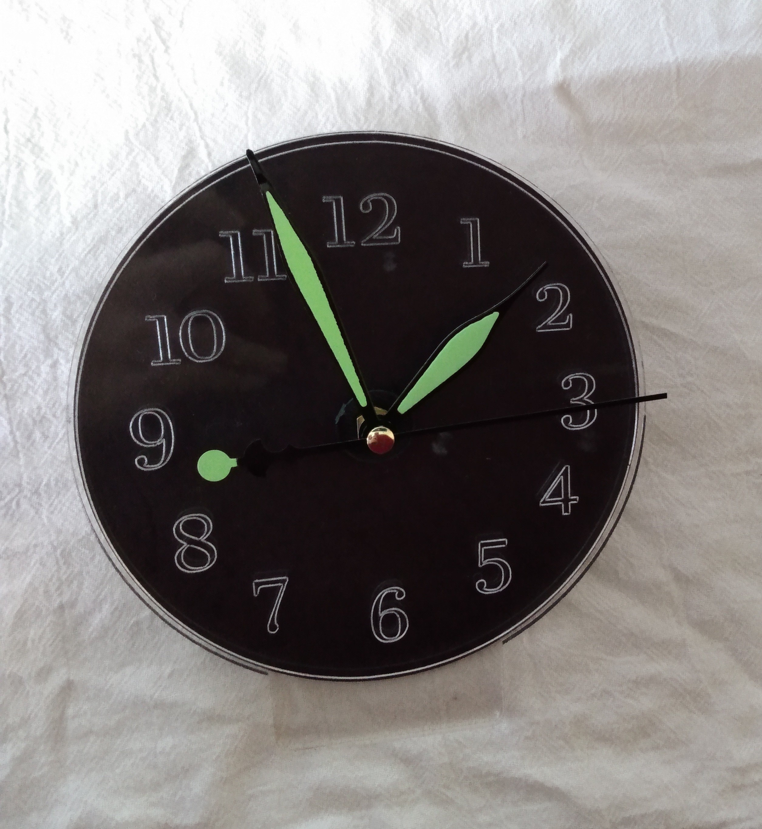 Edge Lit Clock - Etsy
