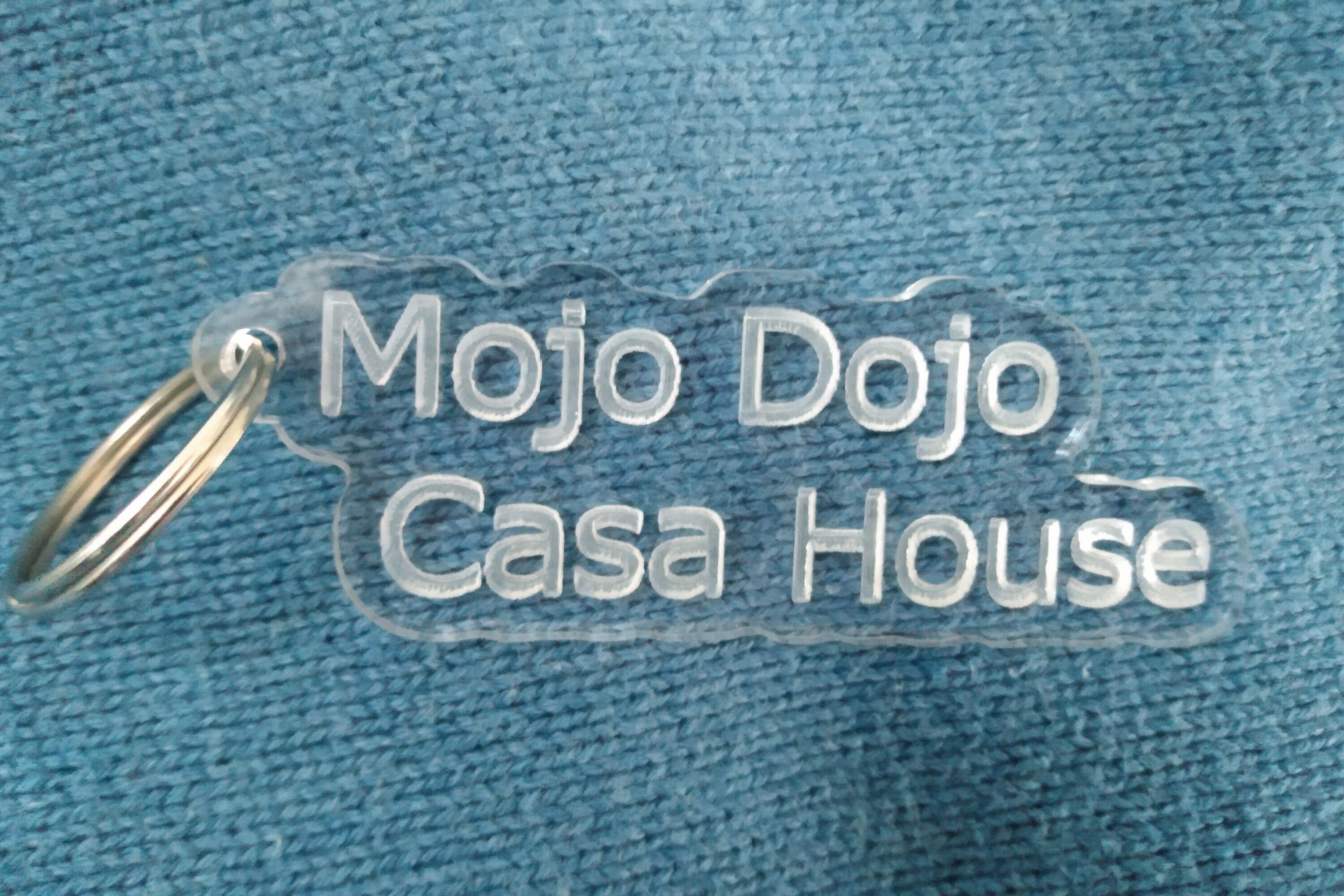 Mojo Dojo Casa House Keychain - Etsy