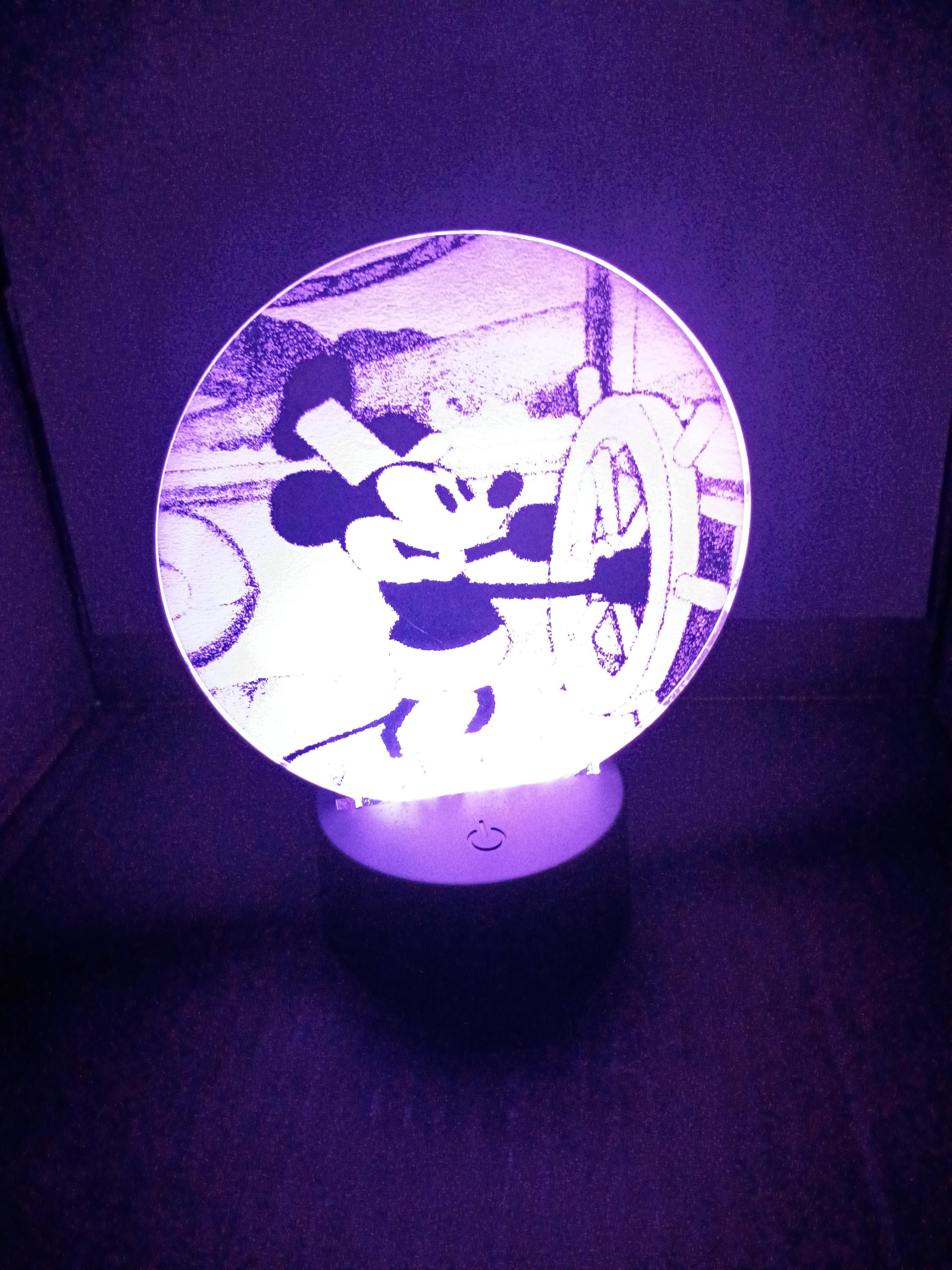 Mickey Mouse Steamboat Willie Light - Etsy