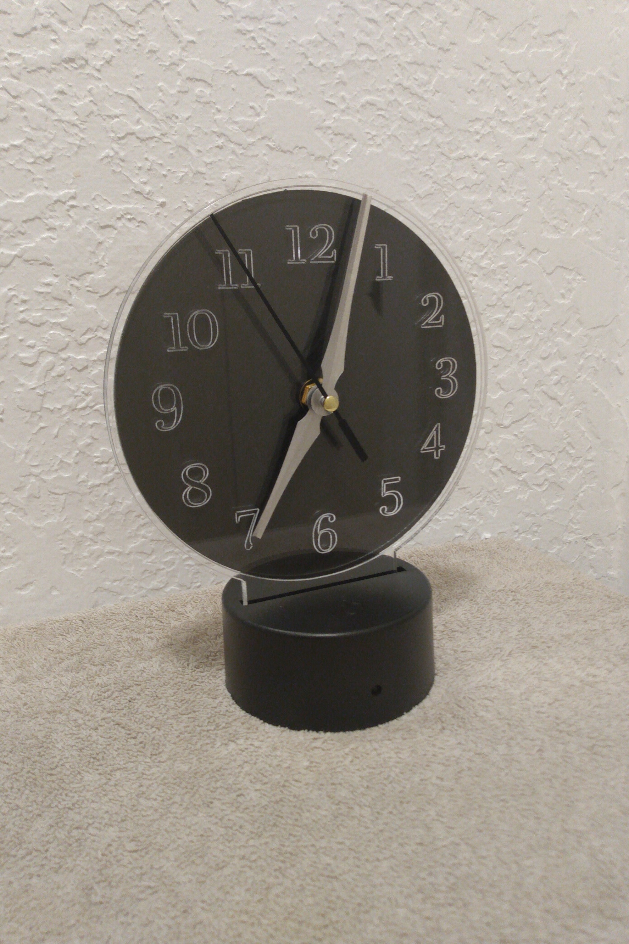 Edge Lit Clock - Etsy