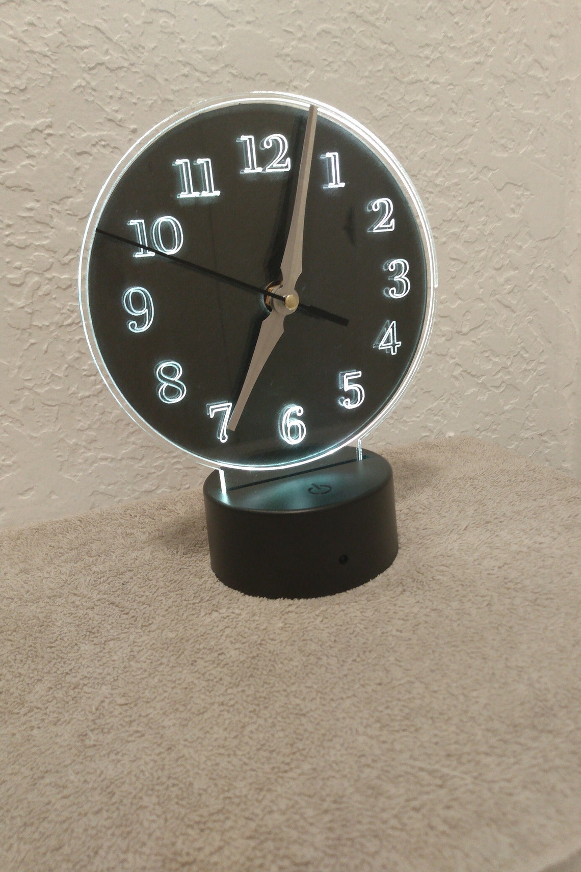 Edge Lit Clock - Etsy