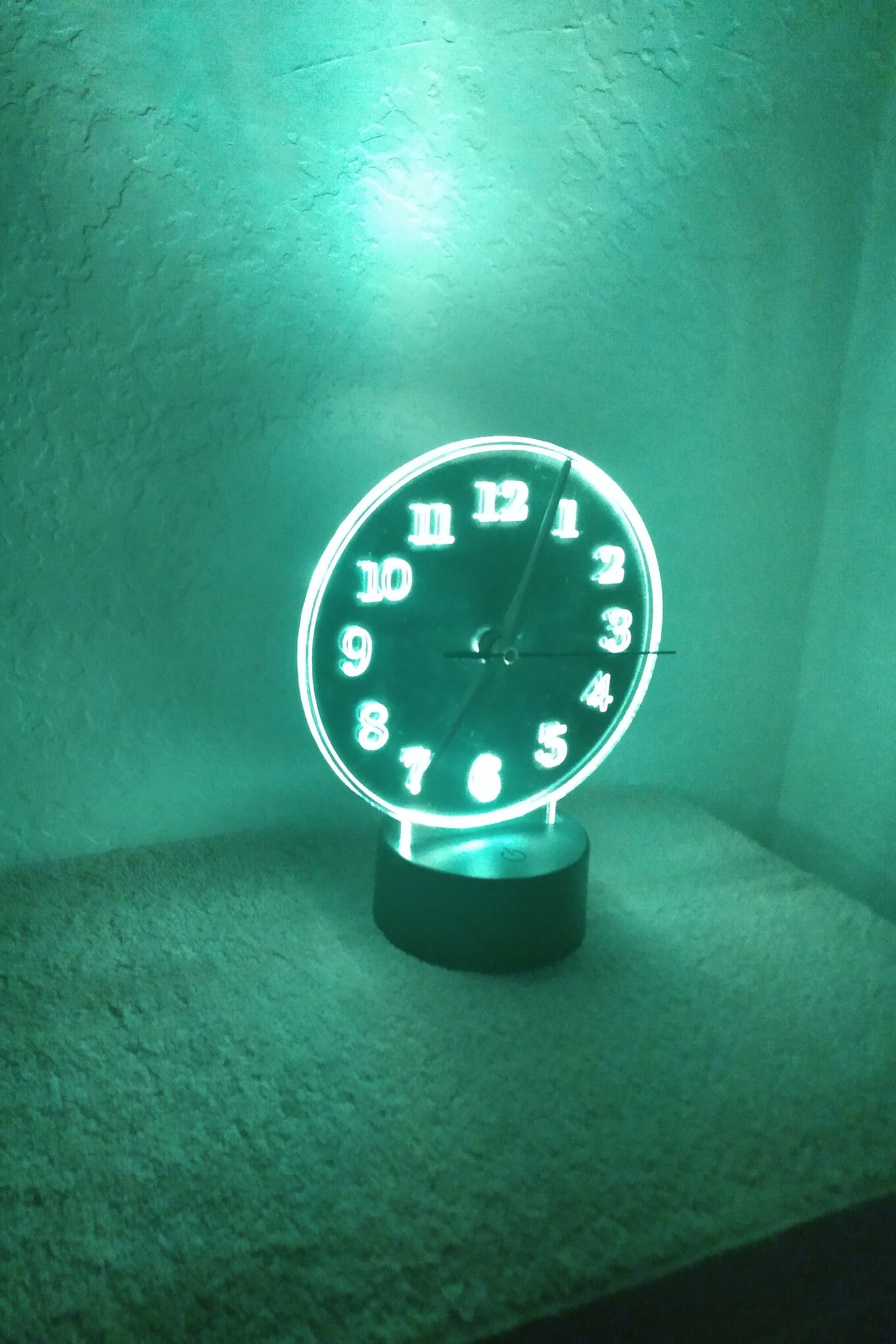 Edge Lit Clock - Etsy