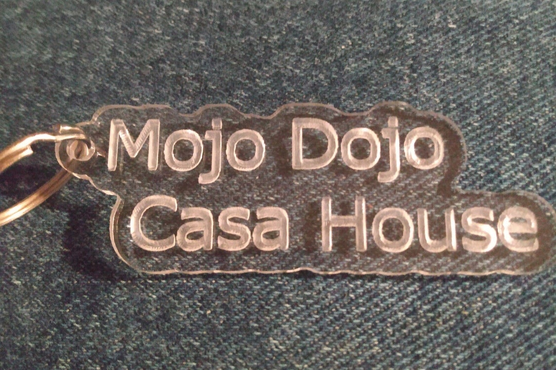 Mojo Dojo Casa House Keychain - Etsy