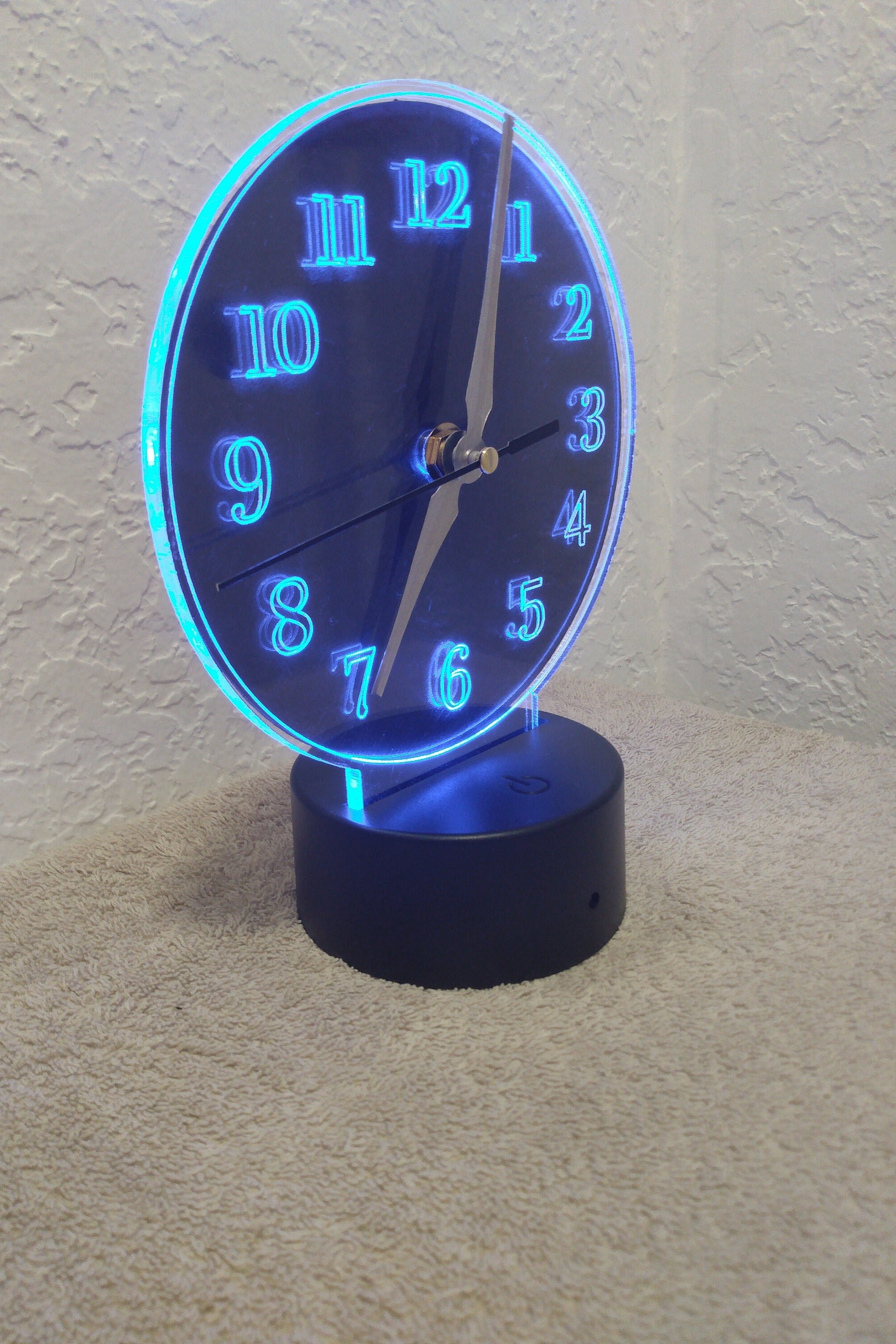 Edge Lit Clock - Etsy