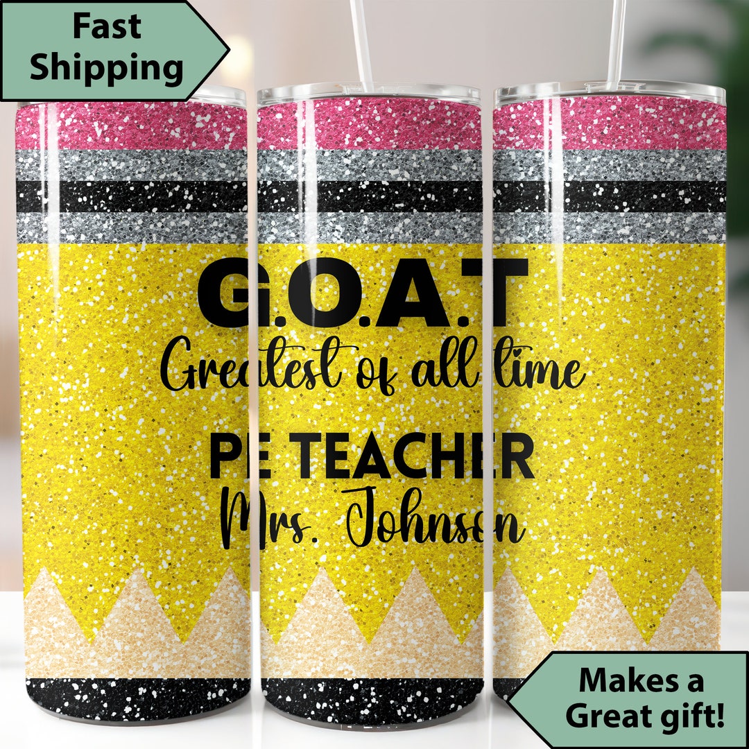Personalized PE Teacher Tumbler, Teacher Appreciation Week Gift for PE ...