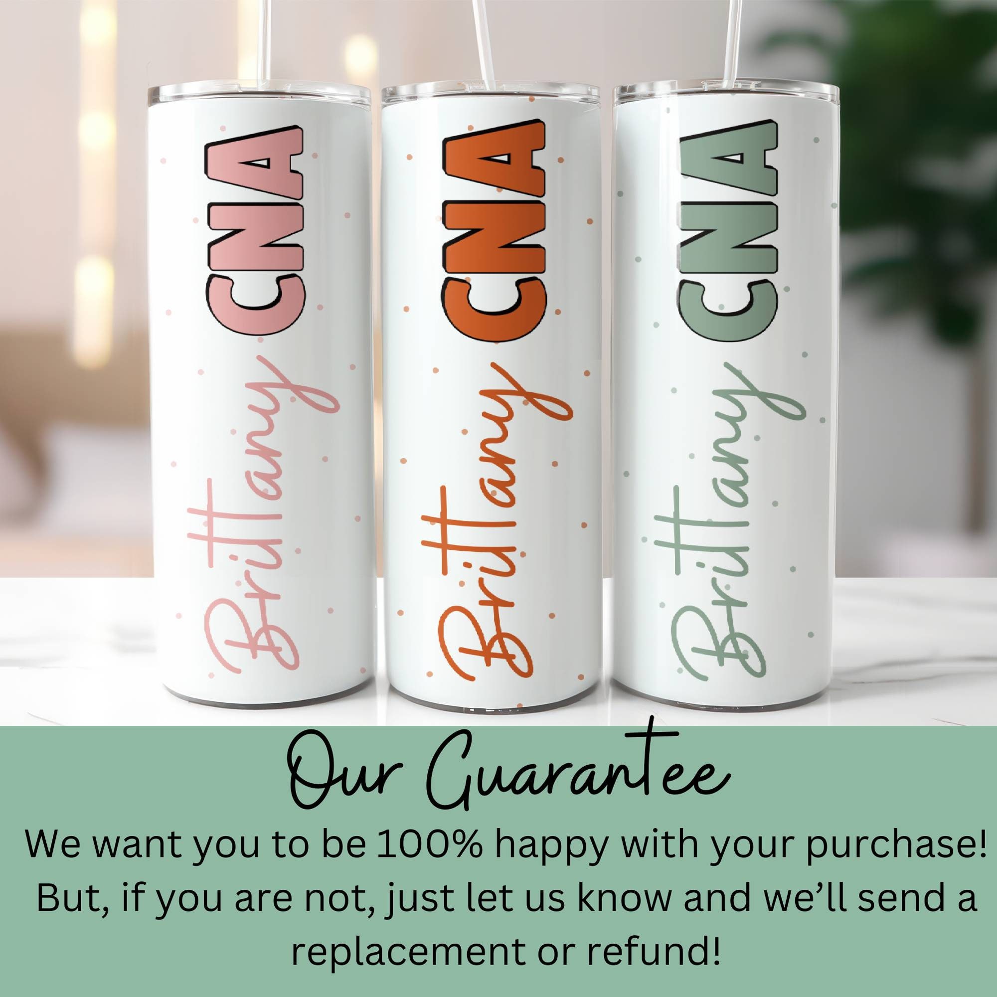 CNA Tumbler, Personalized Nurse Appreciation Week Gift for Certified ...