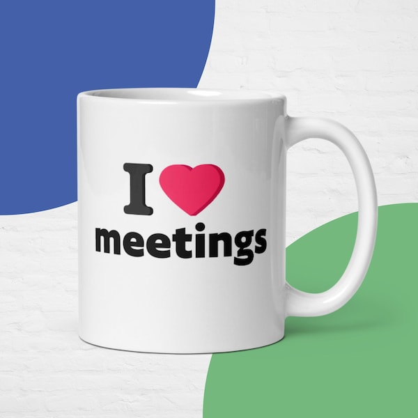 I Love Meetings - Etsy