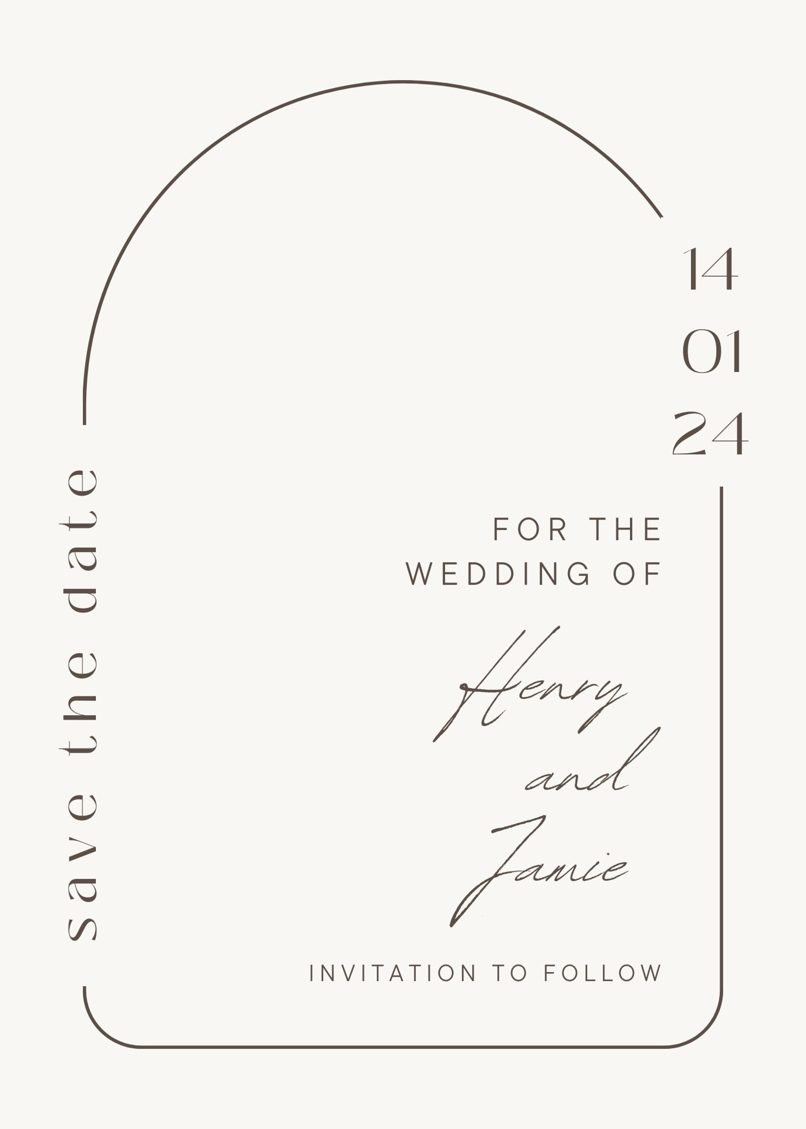 Editable Minimalist Wedding Invitation Bundle, Minimal Invitation ...
