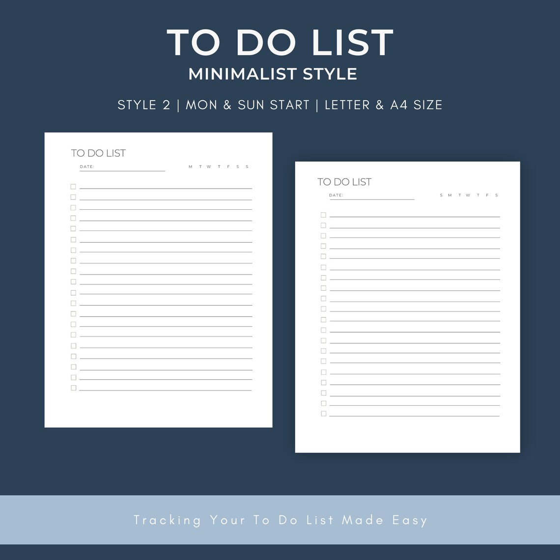 To Do List Printable Template to Do List Productivity Todo List ...