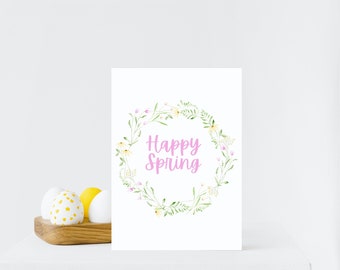 Spring Printable, Spring Decor, Spring Wall Art, Spring is a Lovely Reminder, Spring Print ...