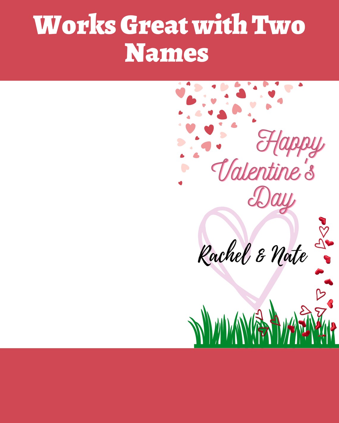 Personalized Valentine's Day Card--instant Digital Download - Etsy