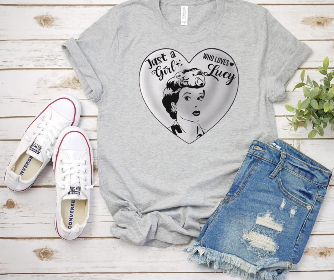 Just A Girl Who Loves Lucy, I Love Lucy Shirt, Gift for Mom, Lucy ...