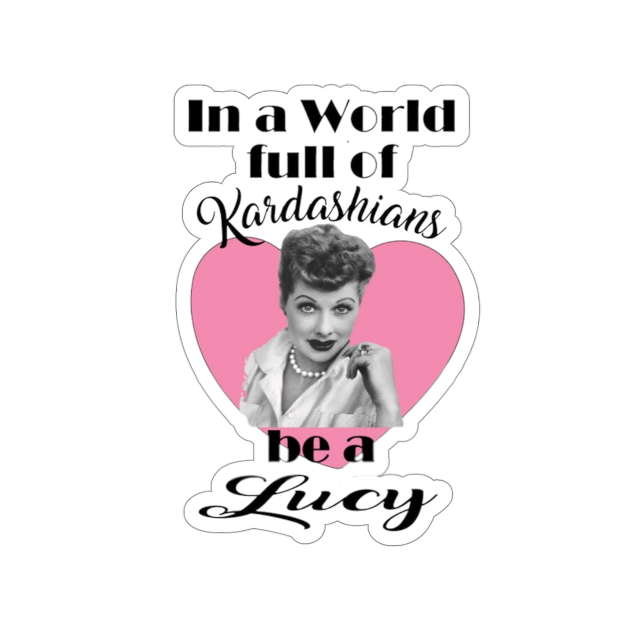 I Love Lucy Sticker Lucille Ball Sticker Lucy Fan Gift Lucy - Etsy