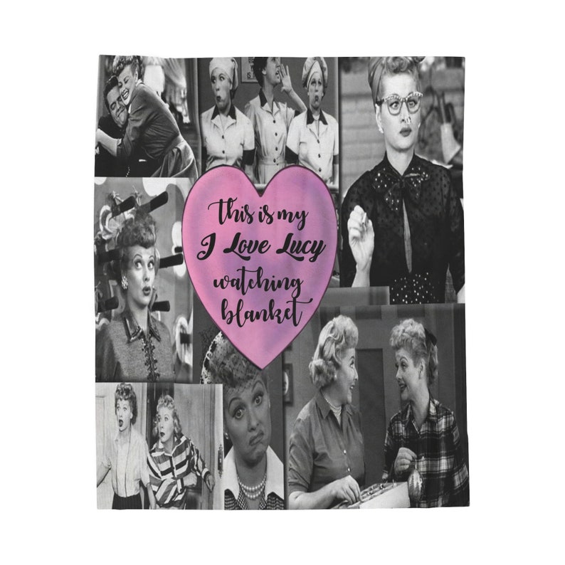 I Love Lucy Blanket, I Love Lucy Throw, Vitameatavegamin, Lucille Ball ...