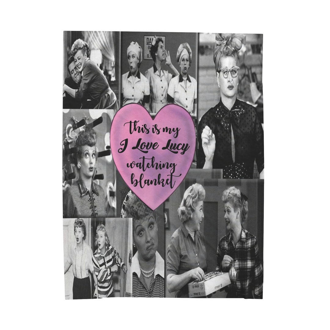 I Love Lucy Blanket, I Love Lucy Throw, Vitameatavegamin, Lucille Ball ...