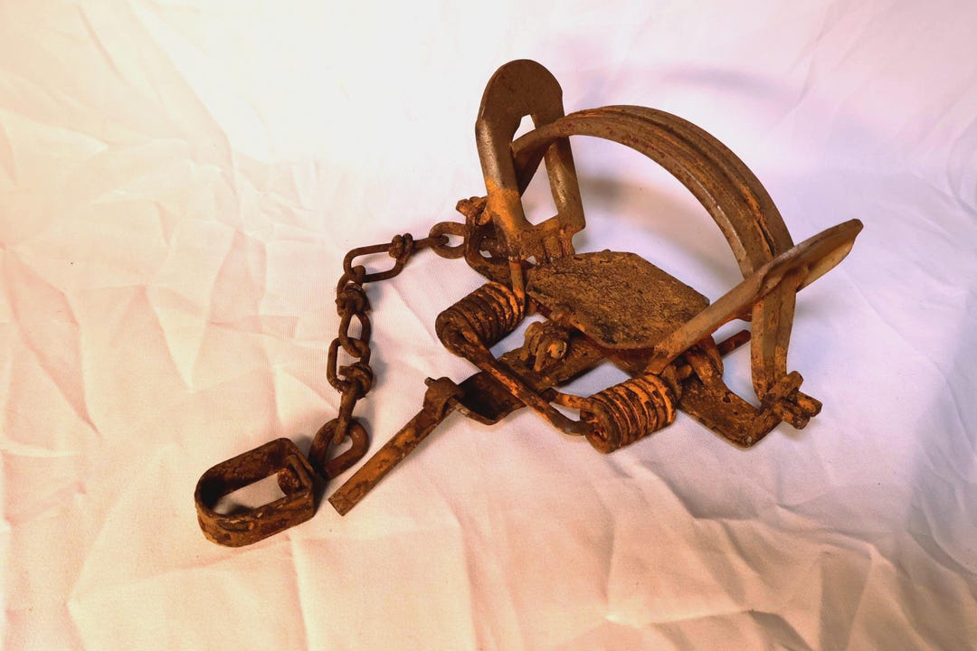 Antique Weathered Small Game Trap - Etsy
