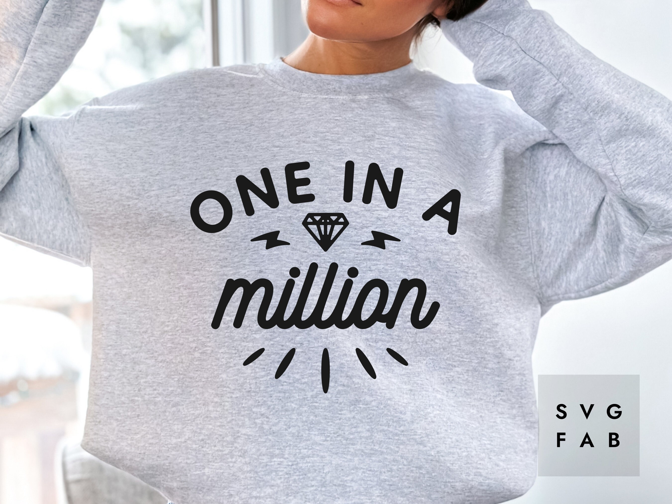 One in A Million SVG PNG PDF Worthy Svg Inspirational Quote - Etsy Australia